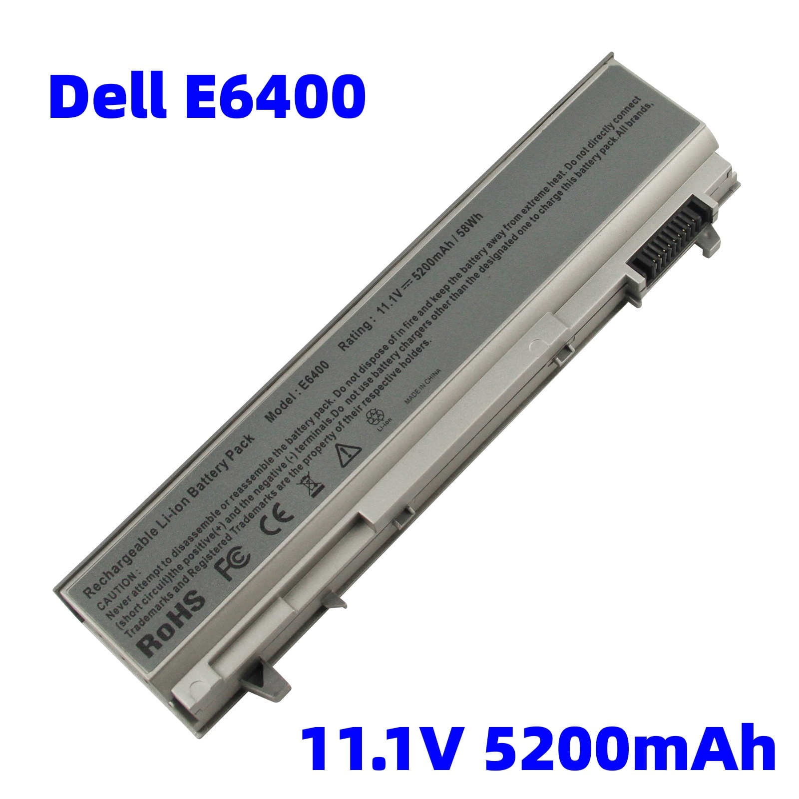 5200mAh Battery for Dell Latitude E6400 E6410 E6500 E6510 Precision ...