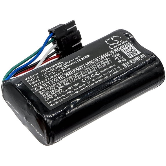 5200mAh NetScout ACKG2-WBP SNBP-LION Battery for Aircheck G2 AirCheck ...