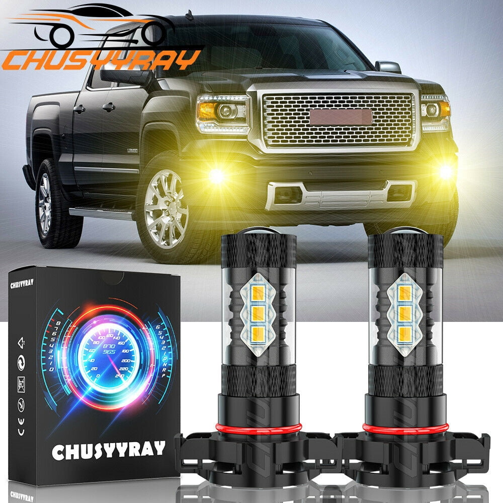5202 LED Fog Light Lamp Bulbs for GMC Sierra 1500 2500 3500 2008-2015 ...