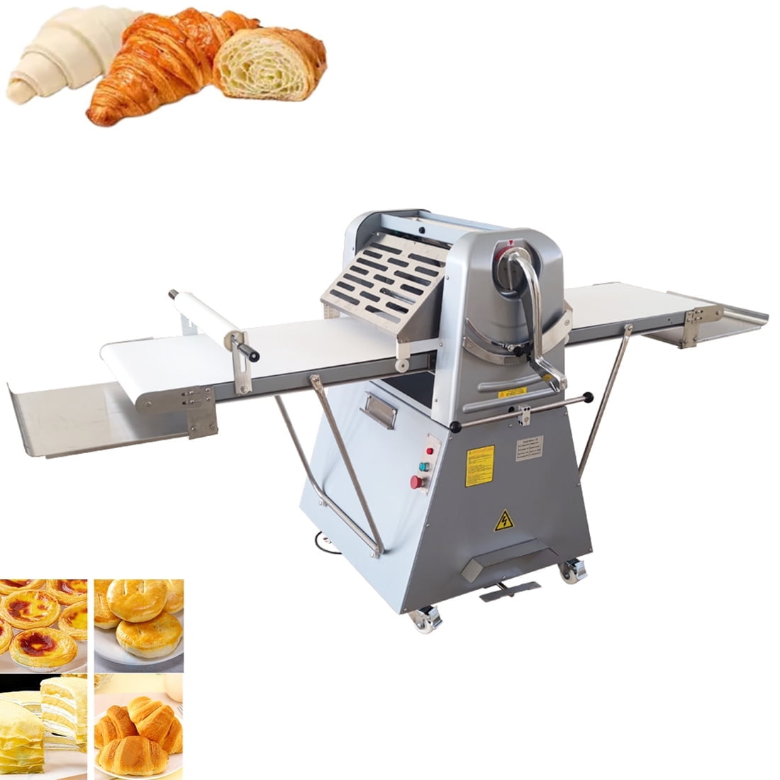 520A Danish Crispy Pastry Machine Dough Sheeter Vertical Commercial ...