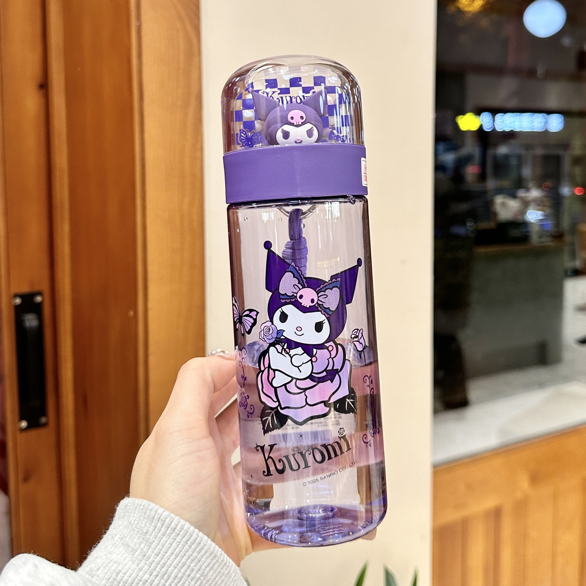 520ML Kuromi KT Cinnamoroll plastic cup Tritan high-temperature resistant portable water cup ...