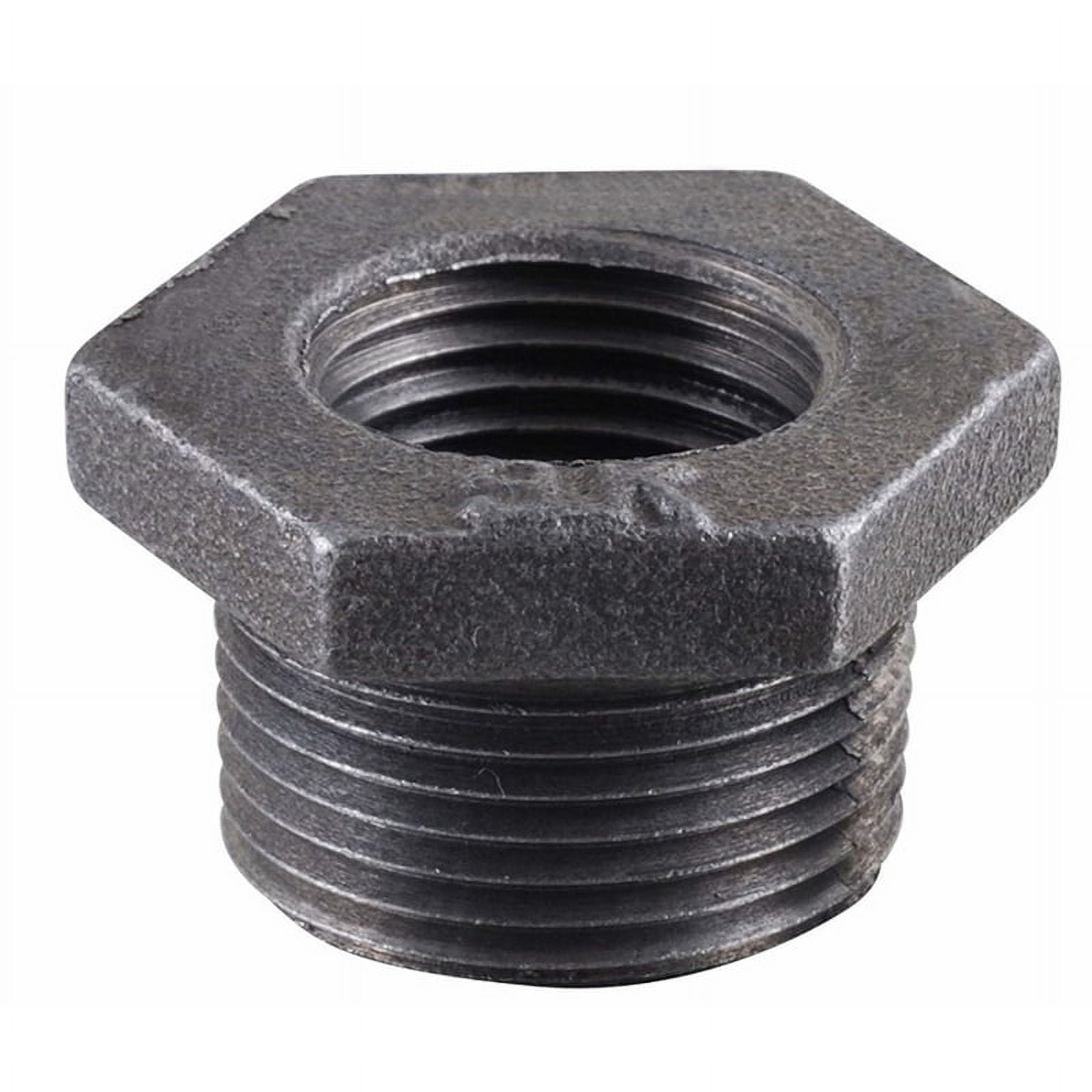 Mueller Streamline Pipe Fitting Hex Bushing Black - Malleable Iron - 1 ...
