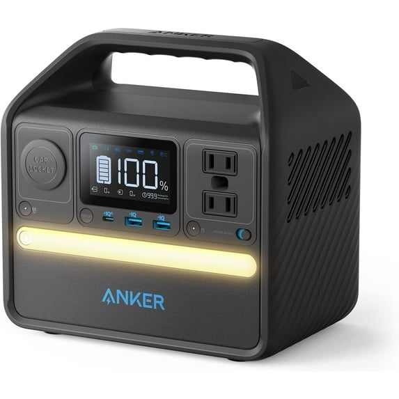 521 Portable Power Station Upgraded with LiFePO4 Battery, 256Wh 6-Port ...
