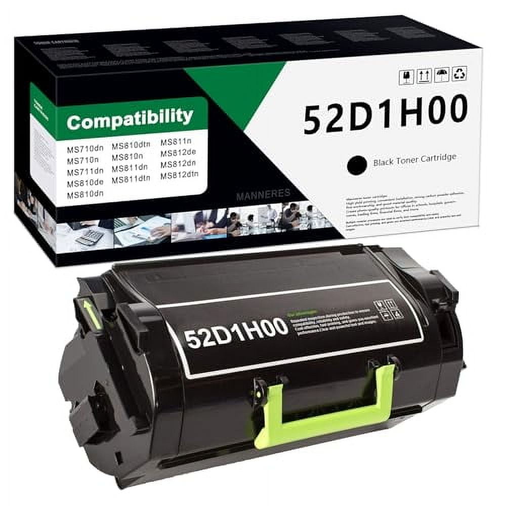 521H Toner 52D1H00 Toner Cartridge (1Pack, Black) - MNRS Compatible ...