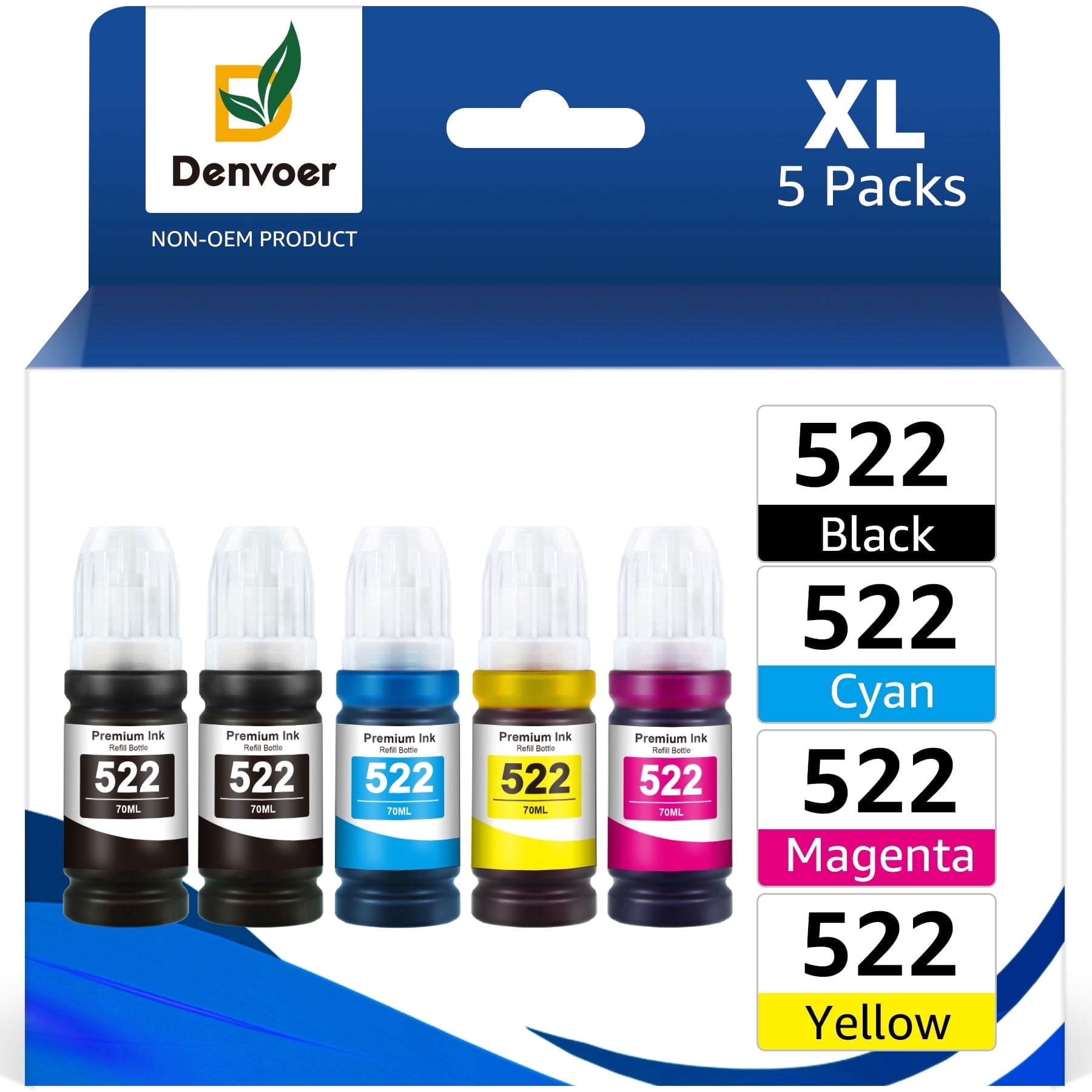 522 Ink Refill Kit Compatible for Epson 522 Ink Bottles Use for Epson ...