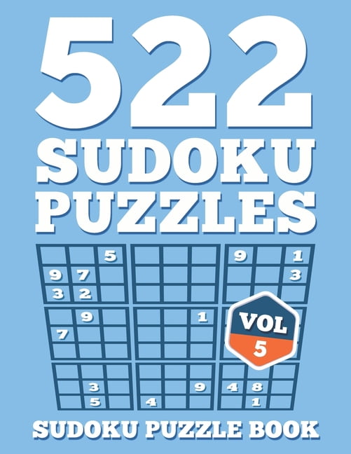 522 Sudoku Puzzles for Adults: SUDOKU Puzzle Book: 522 SUDOKU Puzzles ...