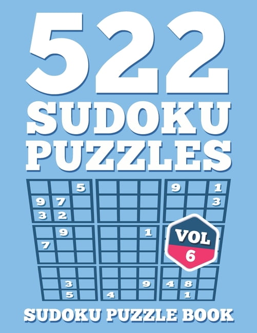 522 Sudoku Puzzles for Adults SUDOKU Puzzle Book: 522 SUDOKU Puzzles ...