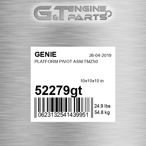 52279GT PLATFORM PIVOT ASM TMZ50 fits Genie (New OEM) - Walmart.com