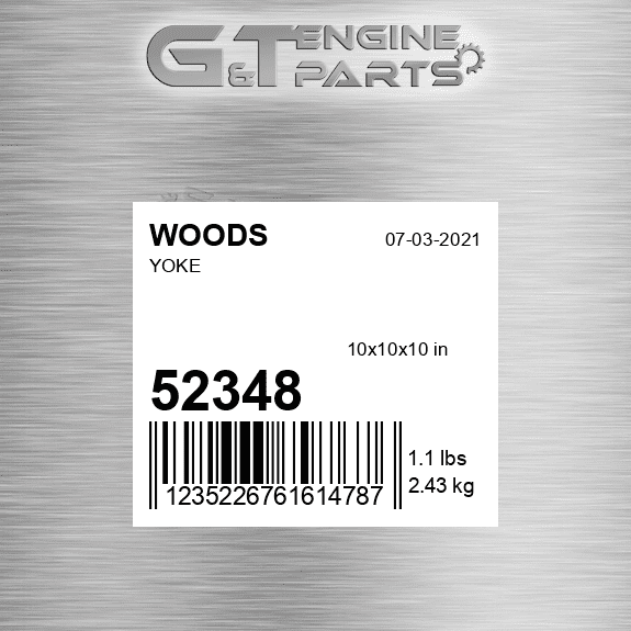52348 YOKE fits WOODS (New OEM) - Walmart.com