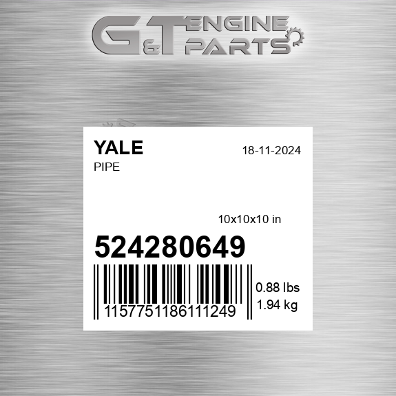 524280649 PIPE fits Yale (New OEM) - Walmart.com