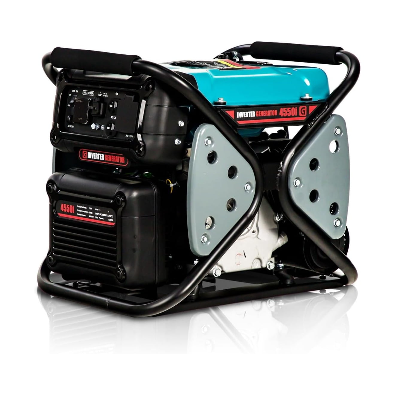 5250W Power Portable Open Frame Inverter Generator, Super Quiet Long ...