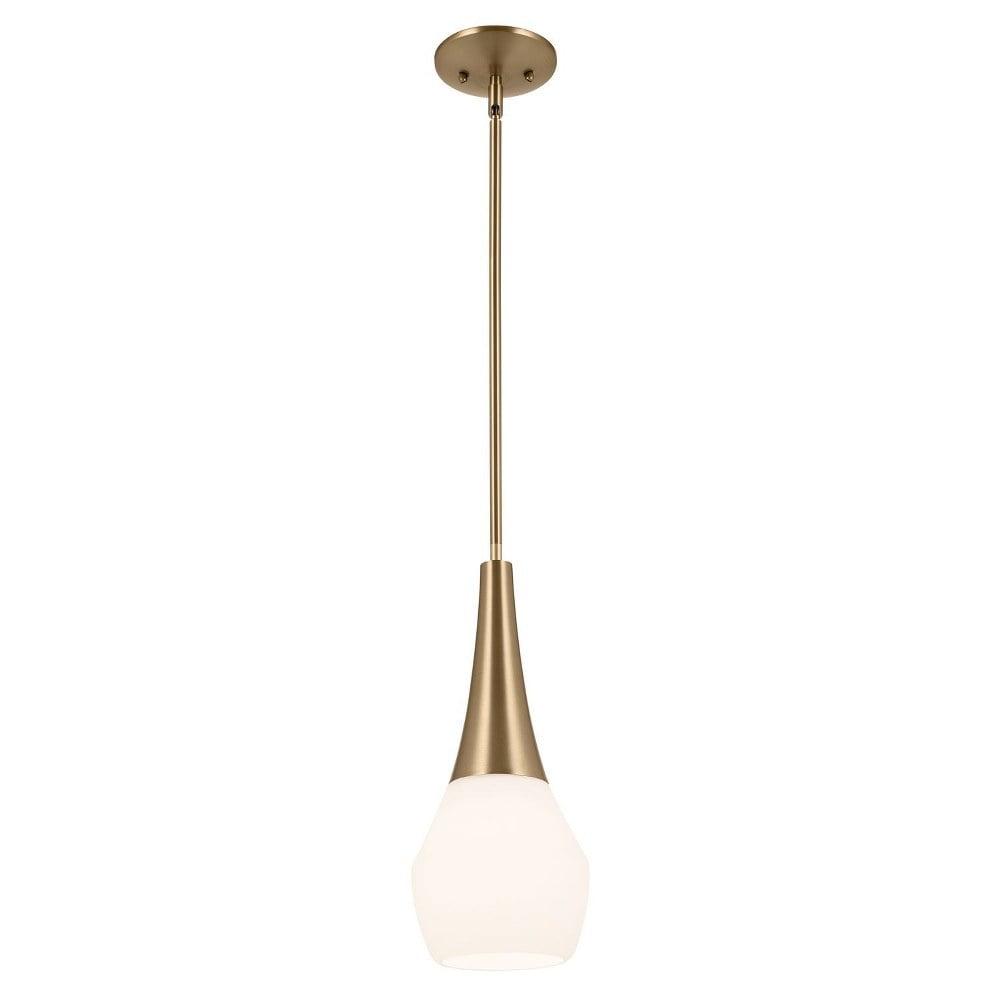 52529CPZ Kichler Lighting Deela - 1 Light Pendant-17 Inches Tall and 7 ...