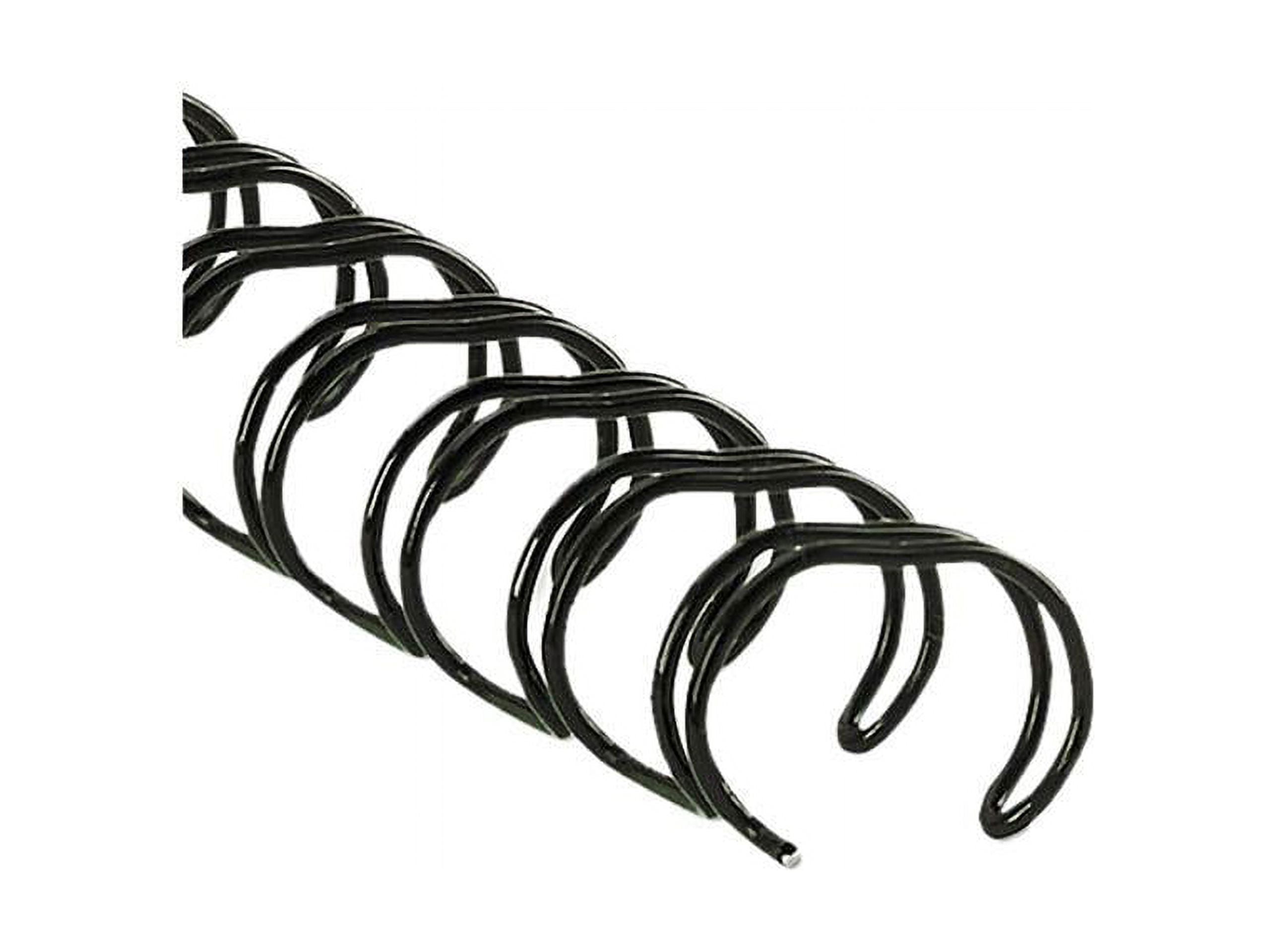 52539 Fellowes Wire Bindings, 1/4" Diameter, 35 Sheet Capacity, Black ...