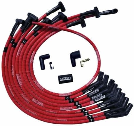 52570 Ultra Series Red Spark Plug Wires, Small Block Ford 260/289/302 ...