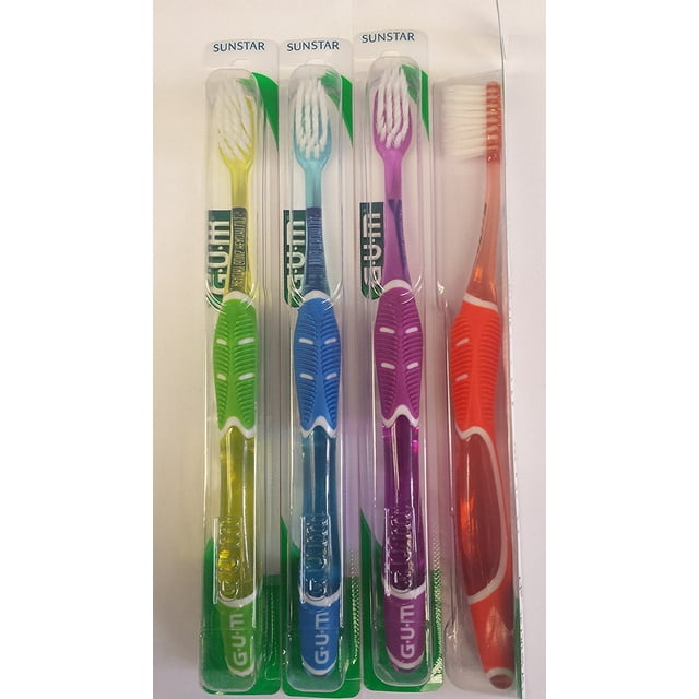 GUM Technique Deep Clean Toothbrush - Ultra Soft Compact, Quad-Grip ...