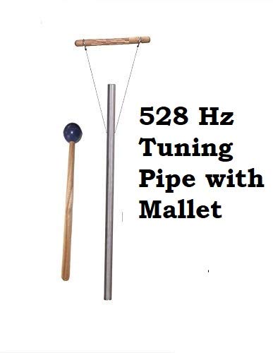 528 Hz Solfeggio Healing Tuned Pipe Louder Than with Mallet and Hand ...