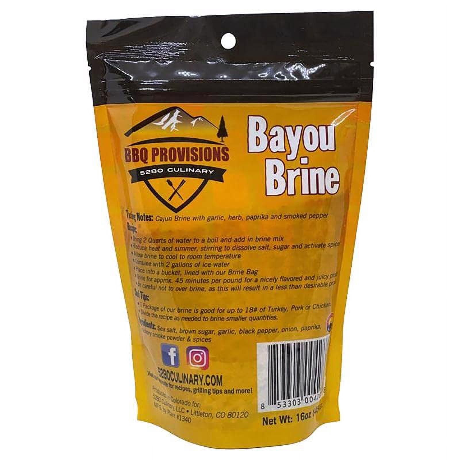 5280 Culinary BRINE Mix SSF20 Bayou 16OZ - Walmart.com
