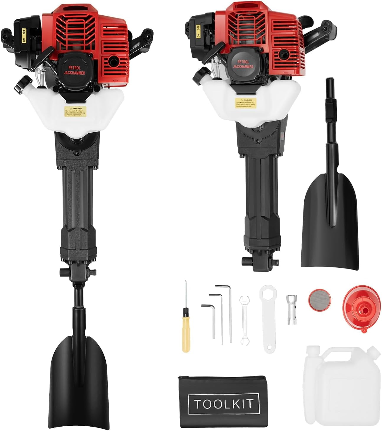 52CC 2-Stroke Garden Tree Digger, Handheld Trencher Digger Machine ...