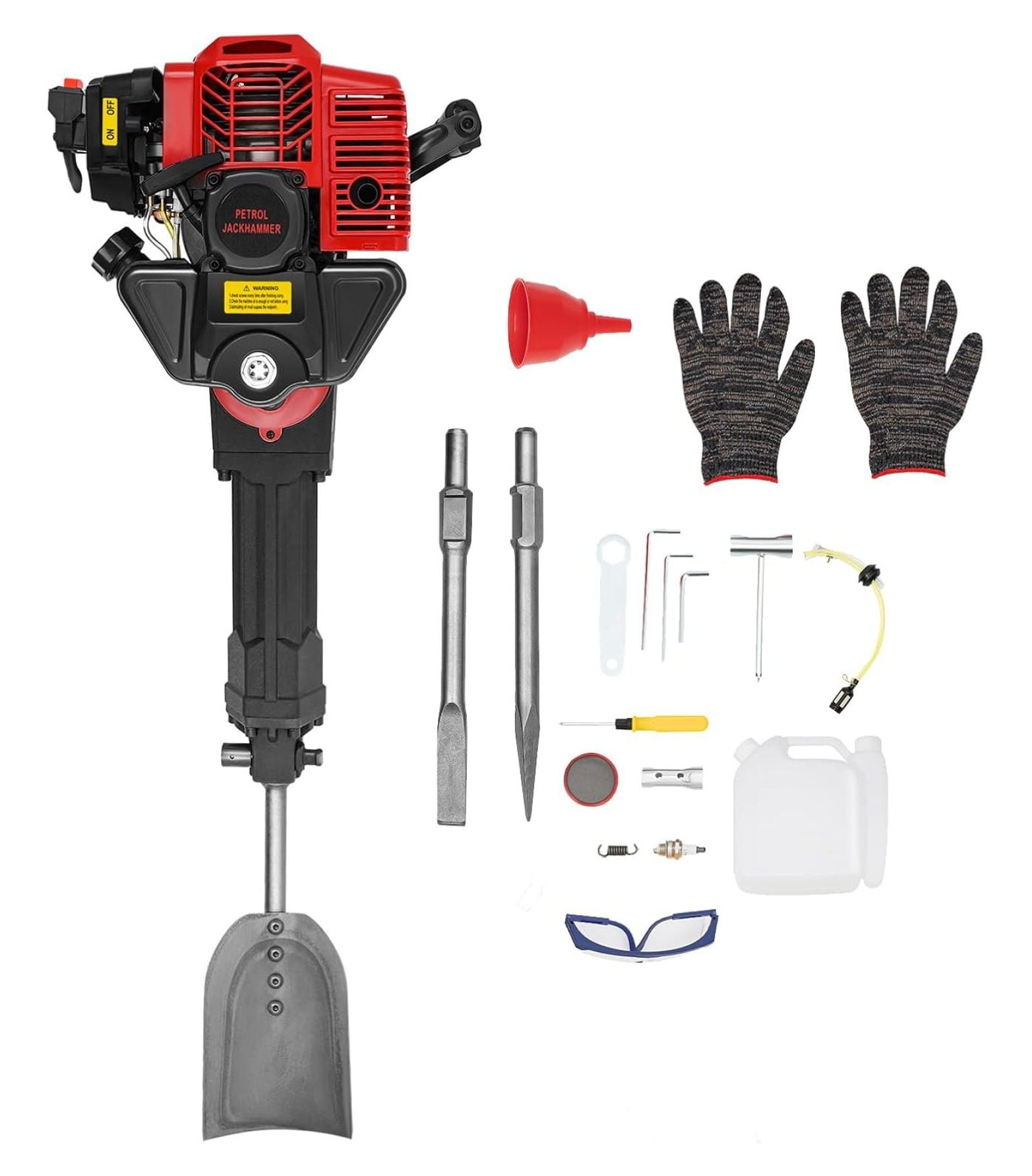 52CC 2 Stroke Trench Digger Gas Powered Garden Tree Digger Petrol ...