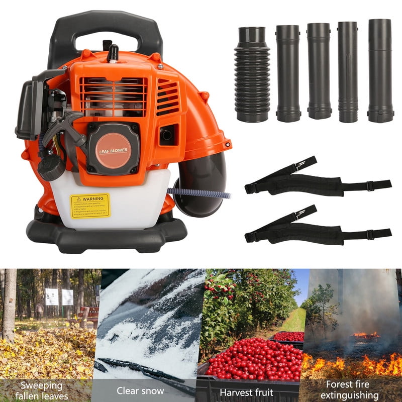 52CC Backpack Gas Leaf Blower, 52CC 2-Stroke Backpack Blower, 550 CFM ...