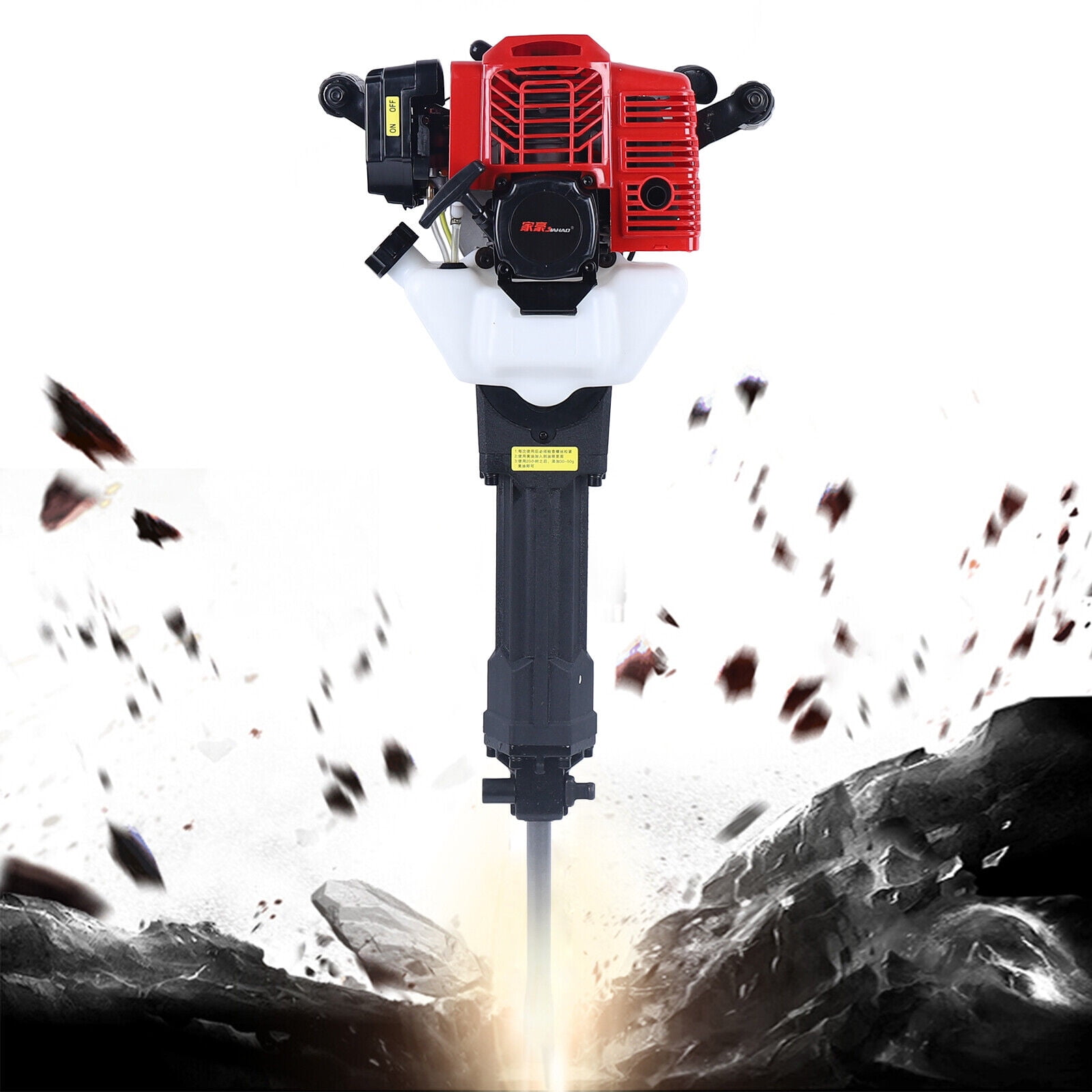 52CC Demolition Jack Hammer,2 Stroke Gas Powered Concrete Breaker Punch ...