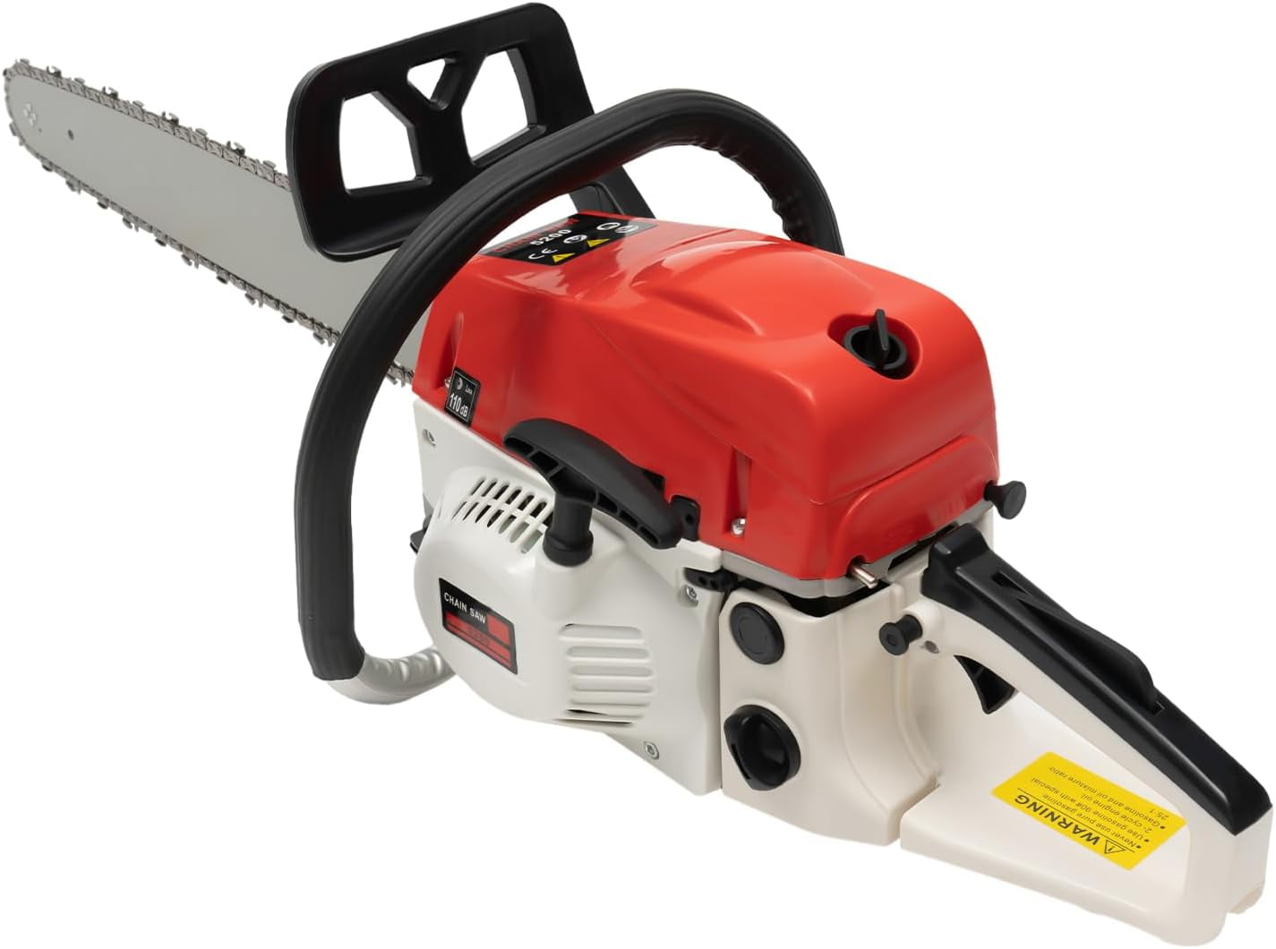 52CC Gas Chainsaw 22 Inch Gas Powered Chainsaw 2 Stroke Gas Chain Saws ...