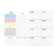 52Color Weekly Tearable Planners Pad For Efficient Time Management Goal ...
