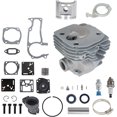 52MM Big Bore Cylinder Piston Kit Replacement for Husqvarna 365 371 372 ...
