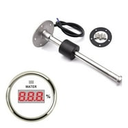 Digital Dual 52mm Gauge With Warning Water Level Meter+Sewage Level Meter For Water Sewage Level ...