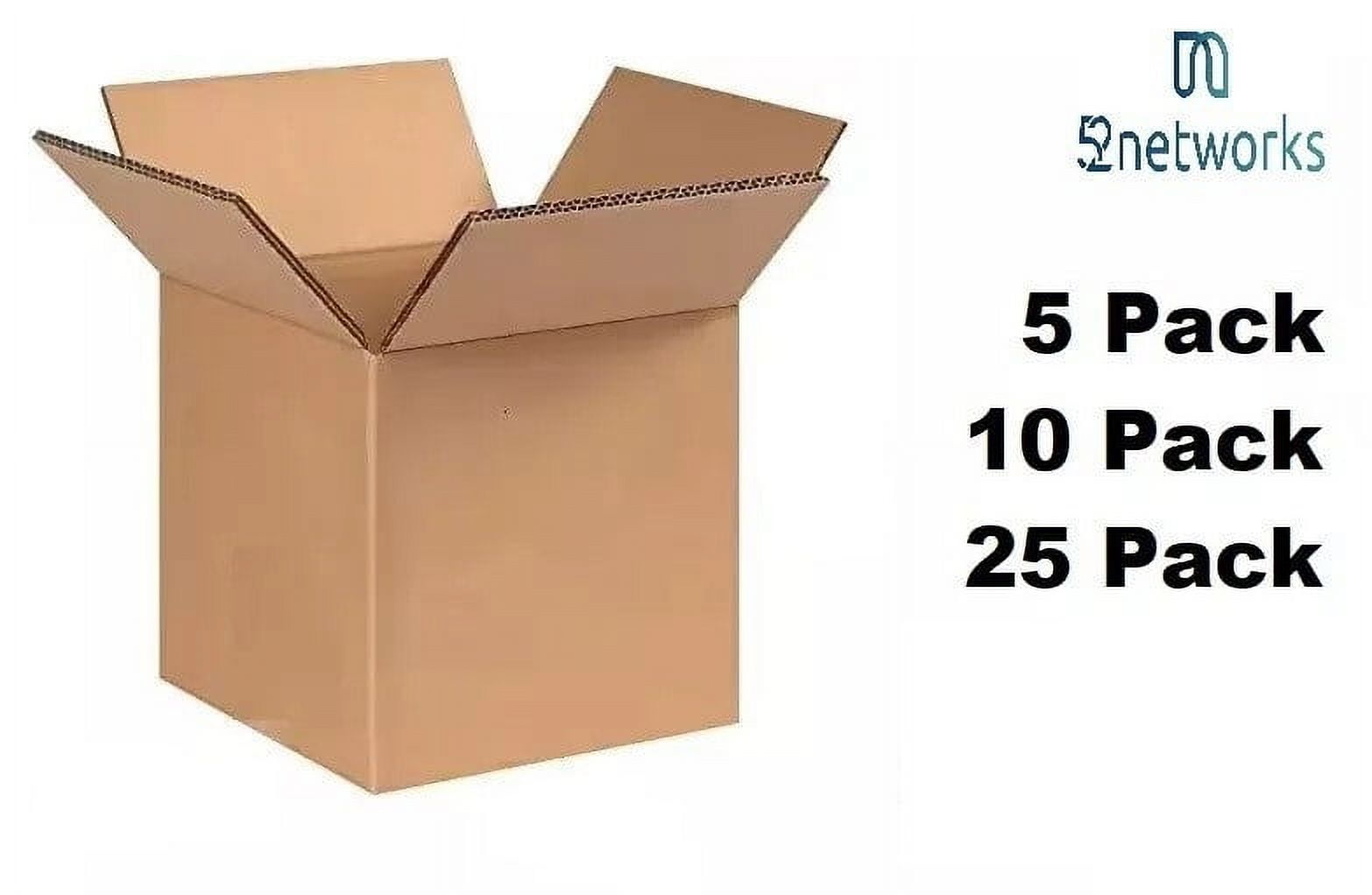 52Networks, 5ct 12x6x6 Cardboard Paper Boxes Mailing Packing Shipping ...
