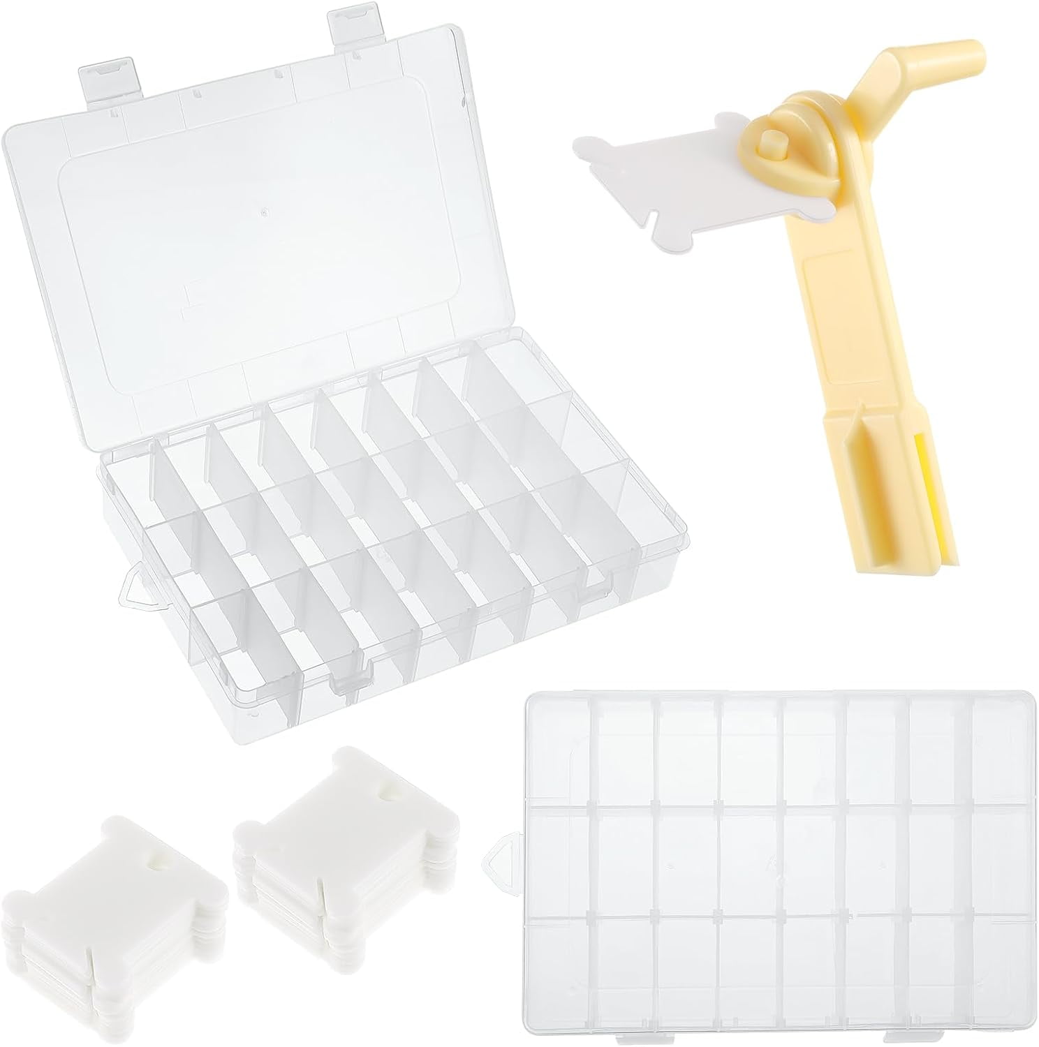 52Pcs Embroidery Floss Organizer Cross Stitch Thread Organizer ...