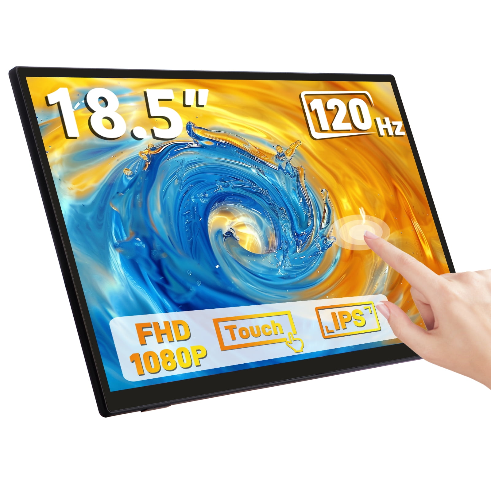 52Pi 18.5 Inch 1920x1080 Capacitive Touch Screen Supports Installation ...