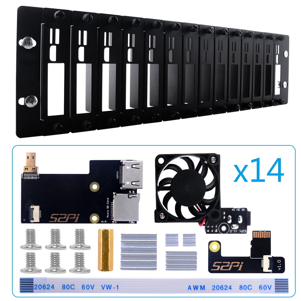 52Pi 19 inch 3U Rack Mount for Raspberry Pi 4B, 19 Nepal | Ubuy