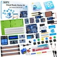 52Pi Cloud Ready Starter Kit with UNO R4 WiFi, Bluetooth, I2C, LED Matrix, IoT Integration ...