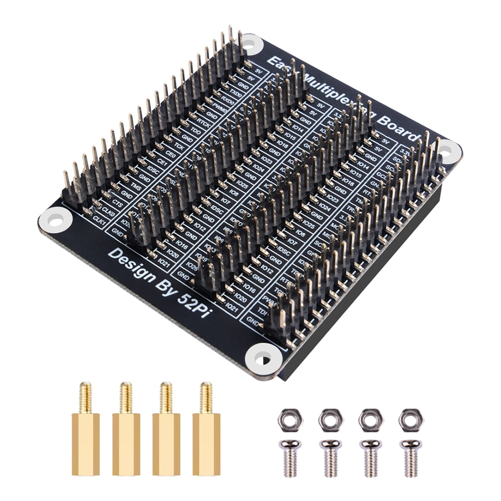 52Pi GPIO Extension Board for Raspberry Pi, Expansion Board GPIO 1 to 4 ...