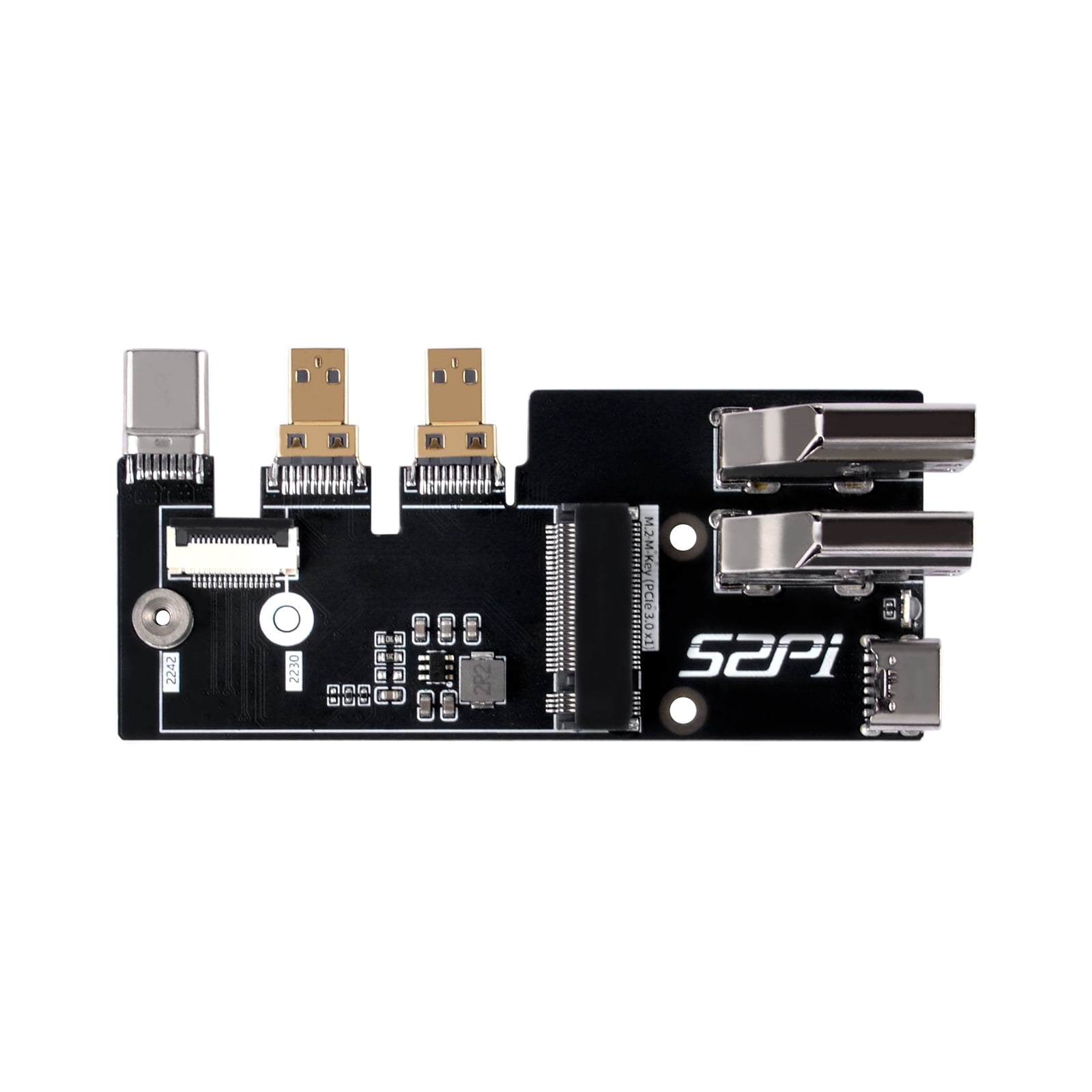 52Pi Micro HDMI to HDMI Multifunctional Adapter for Raspberry Pi 5 ...