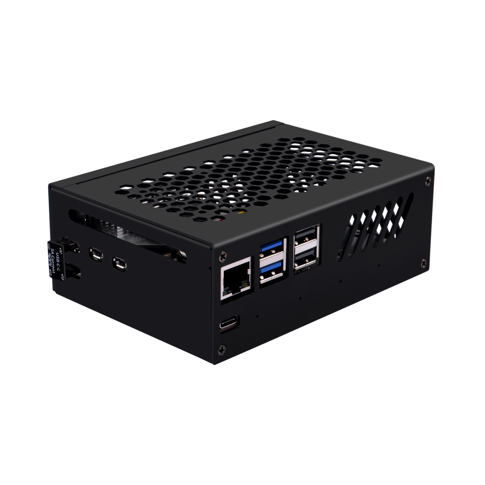 52Pi N16 PCle Metal Case for Raspberry Pi 5 Compatible with N16 Quad ...