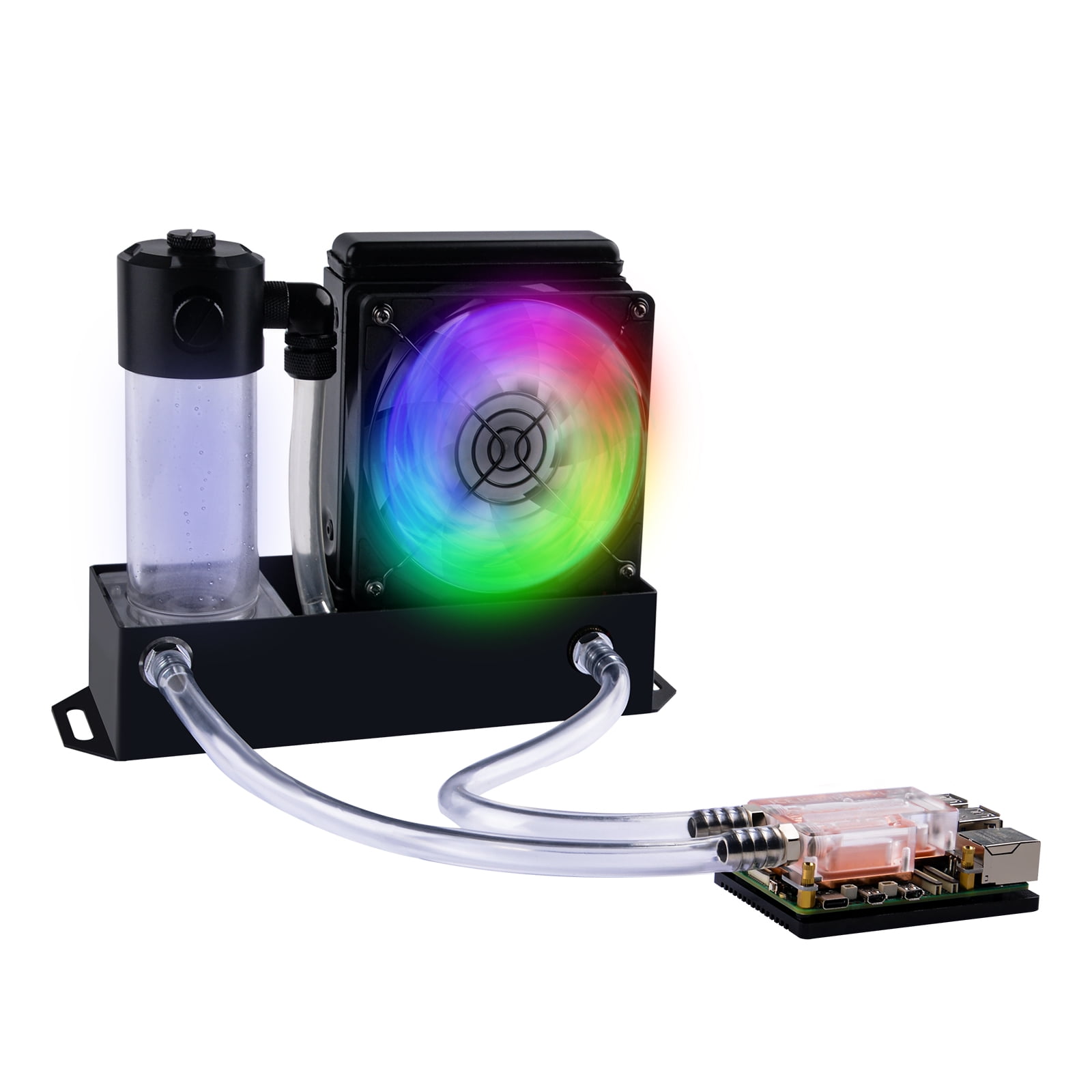 52Pi Water Cooling Kit for Raspberry Pi 5, Pi 5 ICE Pump with Water Pump, Water Cooling Head and ...