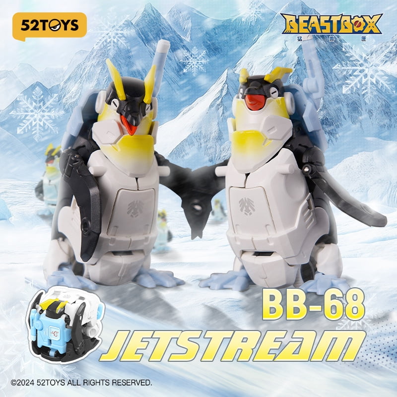 52TOYS Beastbox BB-68 Jetstream Penguin Deformation Toys Action Figure, Collectible Converting ...