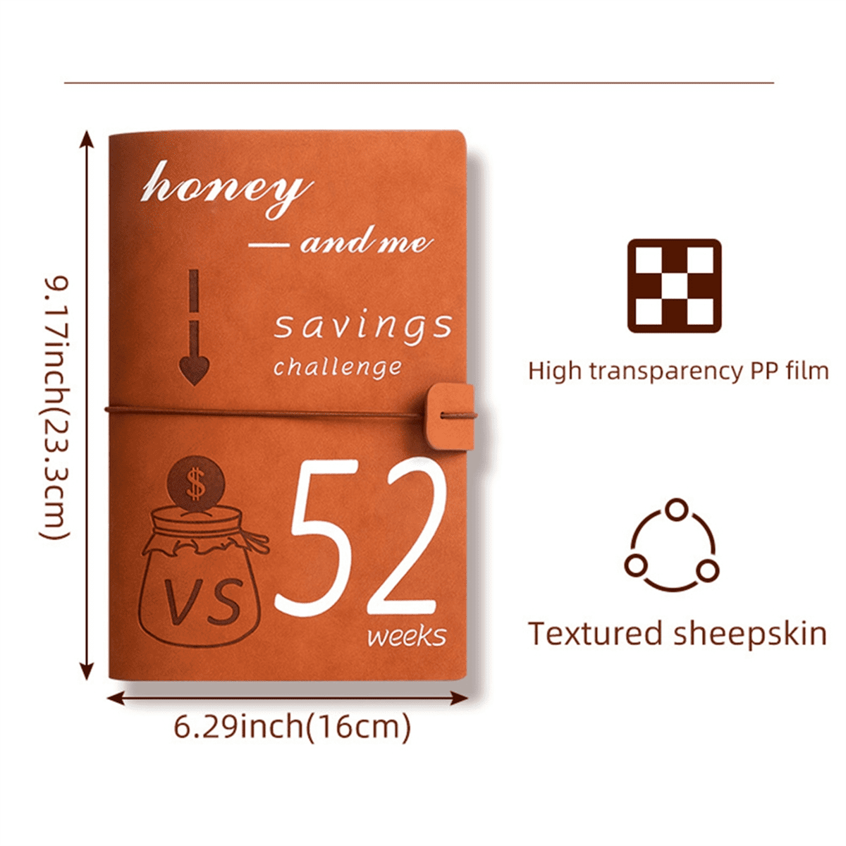 52Weeks Budget Binder Planner Cash Envelopes for Couple'S Challenge to Save Money Deposit ...