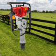 52cc Gas Powered Post Driver, 2.3HP 2-Stroke Engine, w/ 2 Post Driving ...