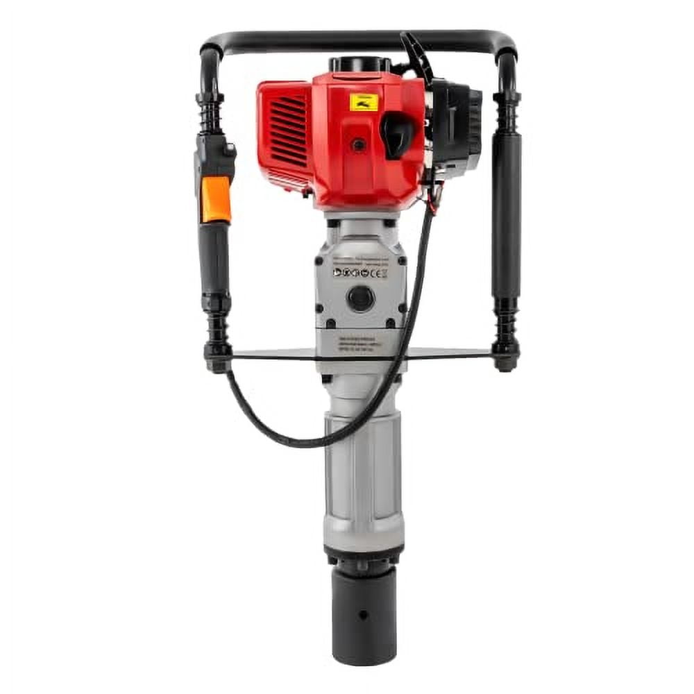 52cc Gas Powered T Post Driver, 2 stroke 1900W Gas Powered Pile Driver ...