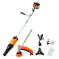 52cc Gas Weed Wacker 3-in-1 - String Trimmer, Brush Cutter, Blower w ...