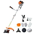 52cc Gas Weed Wacker 6 in 1 Multifunction String Trimmer Brush Cutter ...