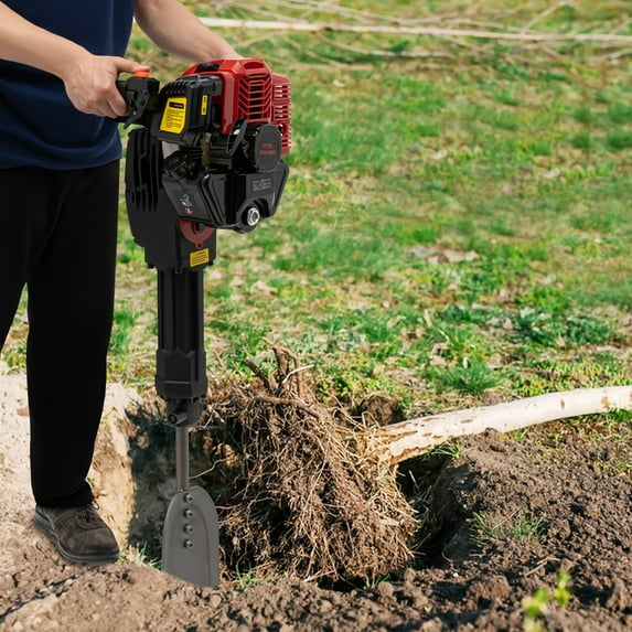 52cc Handheld Trencher Digger Machine Portable Handheld Digger Gas ...