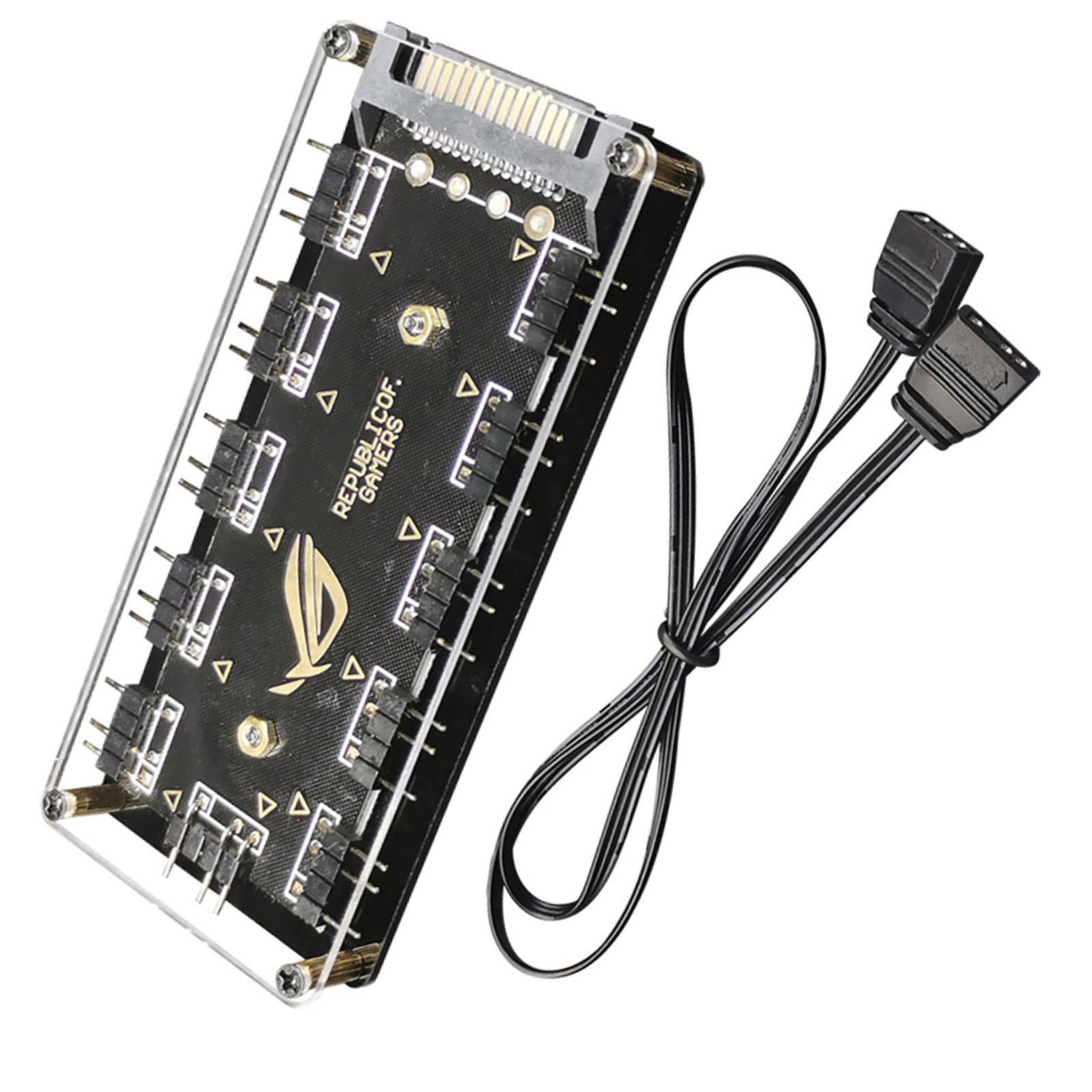 52cm Line Length for RGB Fan Hub Ample Reach, Neat Setup Hub Splitter ...