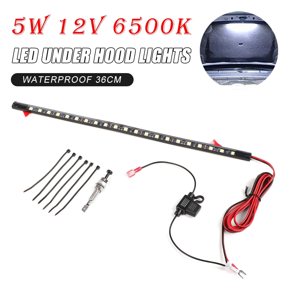 52cm car under hood led light strip with auto on/off switch high ...