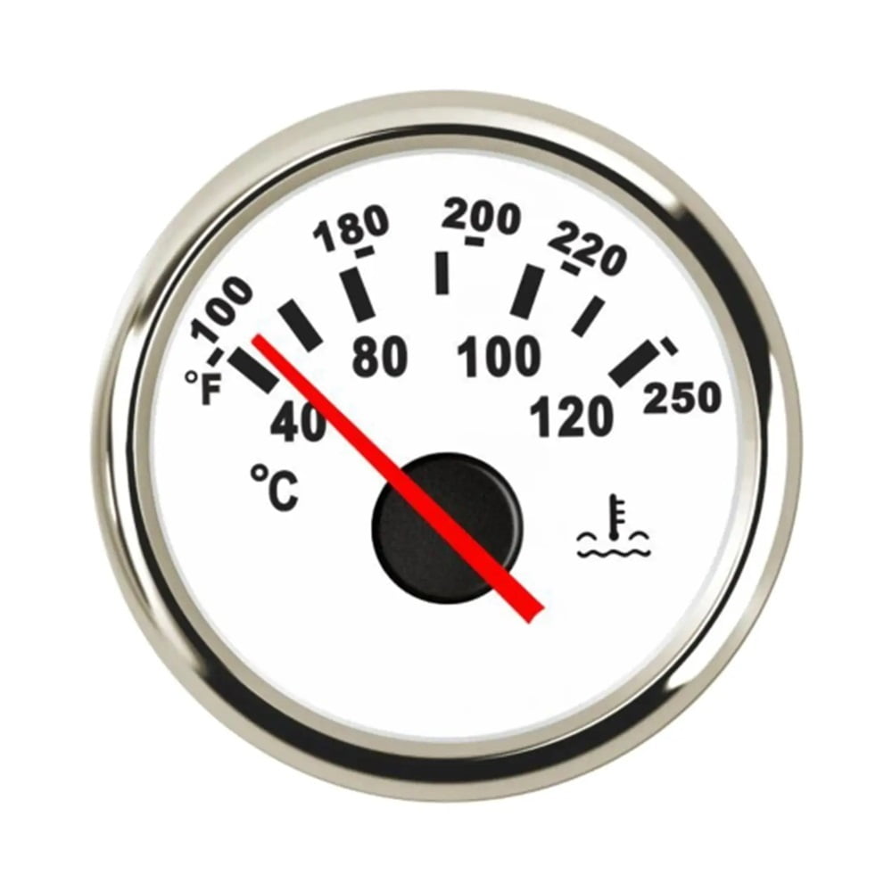 52mm 2 '' 9 32V IP67 40 ~ 120 287.4 22.4 Water Temperature Gauge ...