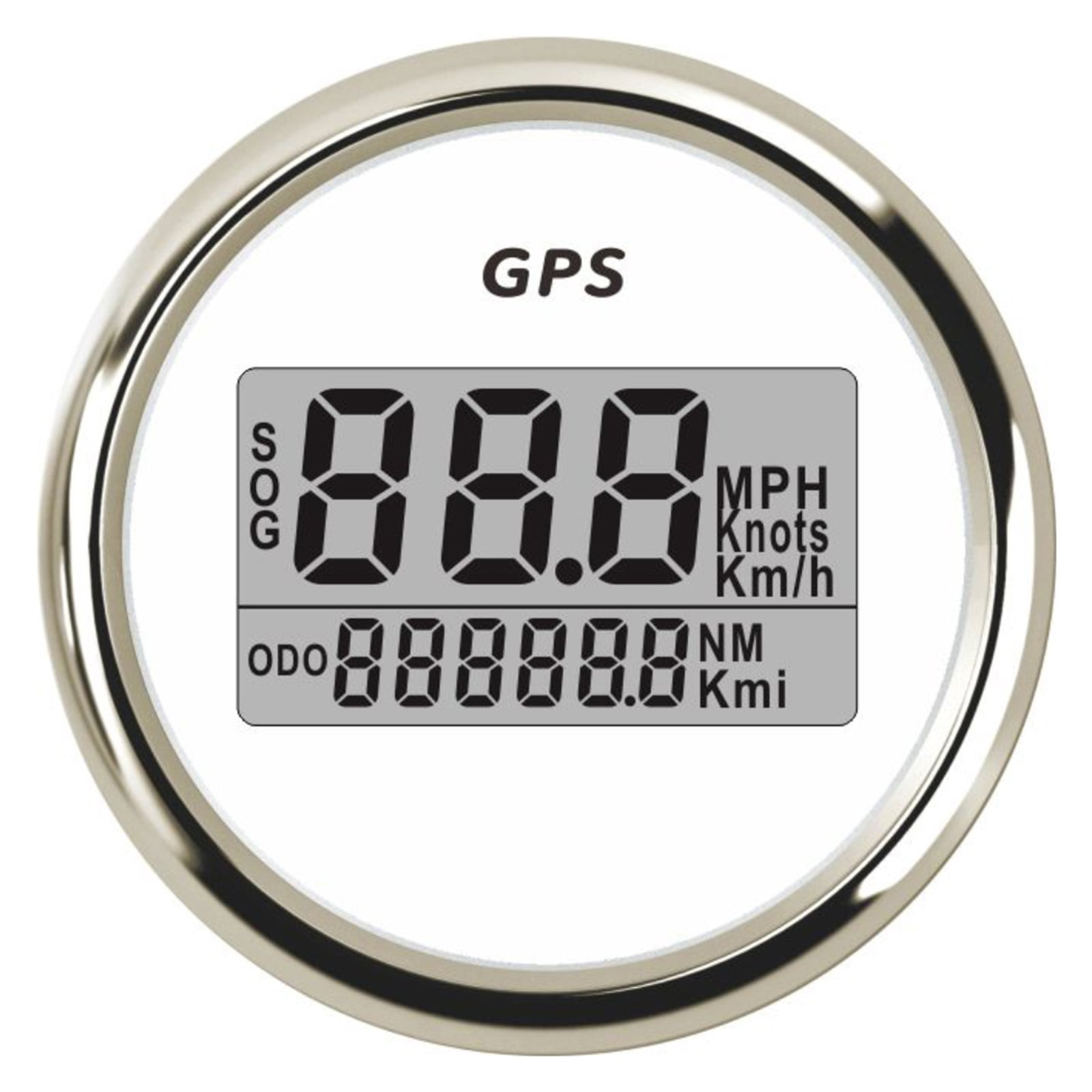 52mm 2 Inch Universal Digital GPS Speedometer Gauge With Red Backlight ...