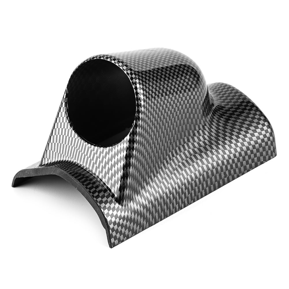 52mm 2in Carbon Fiber Style Single Hole Gauge Holder Meter Dash Pod ...